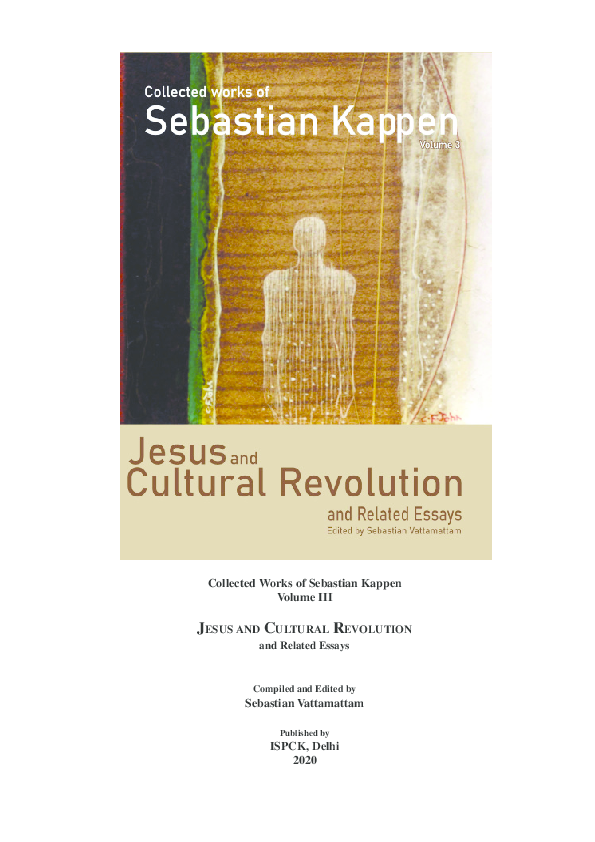 (PDF) Collected Works of Sebastian Kappen Volume III JESUS AND CULTURAL ...