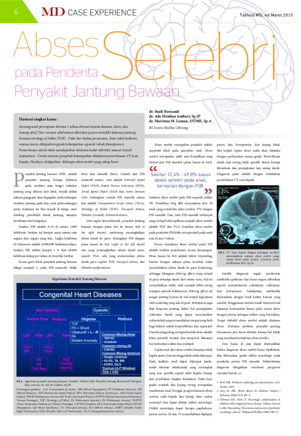 (PDF) Abses Serebri pada Penderita Penyakit Jantung Bawaan