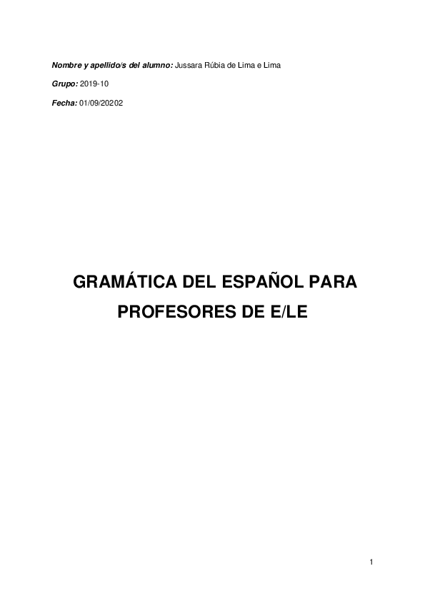 (PDF) GRAMÁTICA DEL ESPAÑOL PARA PROFESORES DE ELE