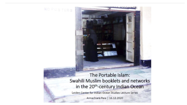 (PDF) "The Portable Islam": Swahili Muslim booklets and networksin the ...