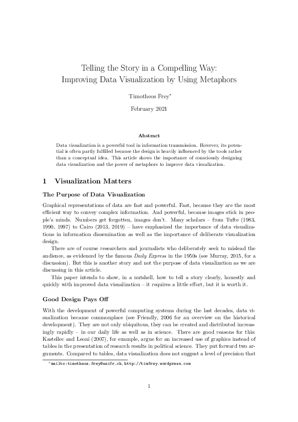 (PDF) Telling the Story in a Compelling Way: Improving Data ...