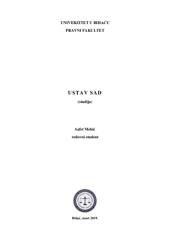 (PDF) Ustav SAD - studija