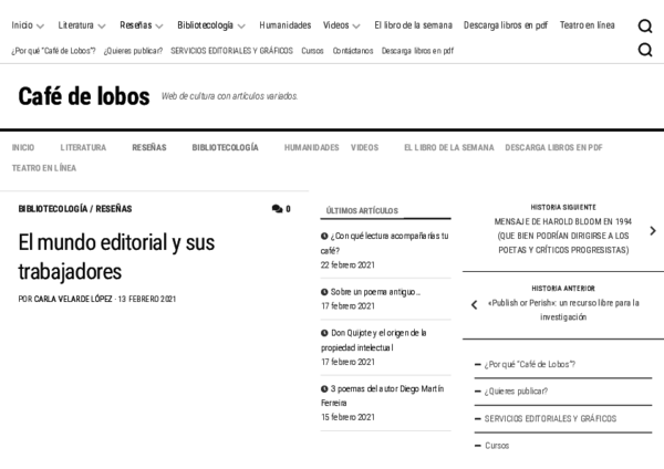(PDF) El mundo editorial y sus trabajadores