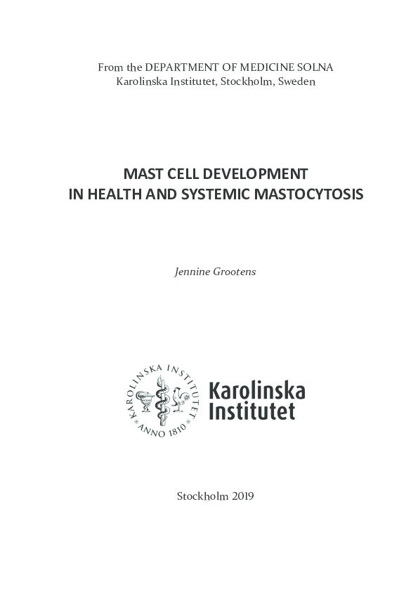 (PDF) Single-cell analysis reveals the KIT D816V mutation in ...