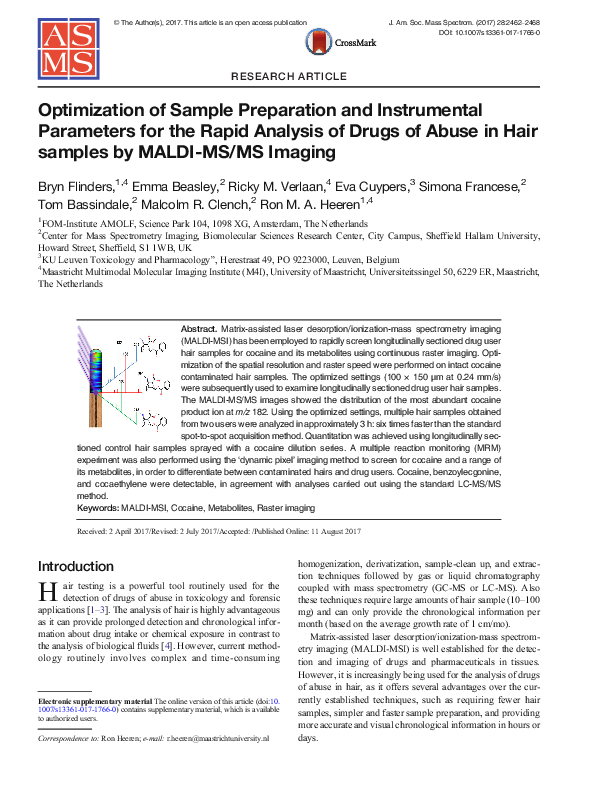 (PDF) Optimization of Sample Preparation and Instrumental Parameters ...