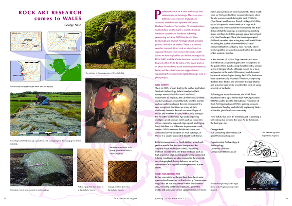(PDF) Rock art comes to Wales