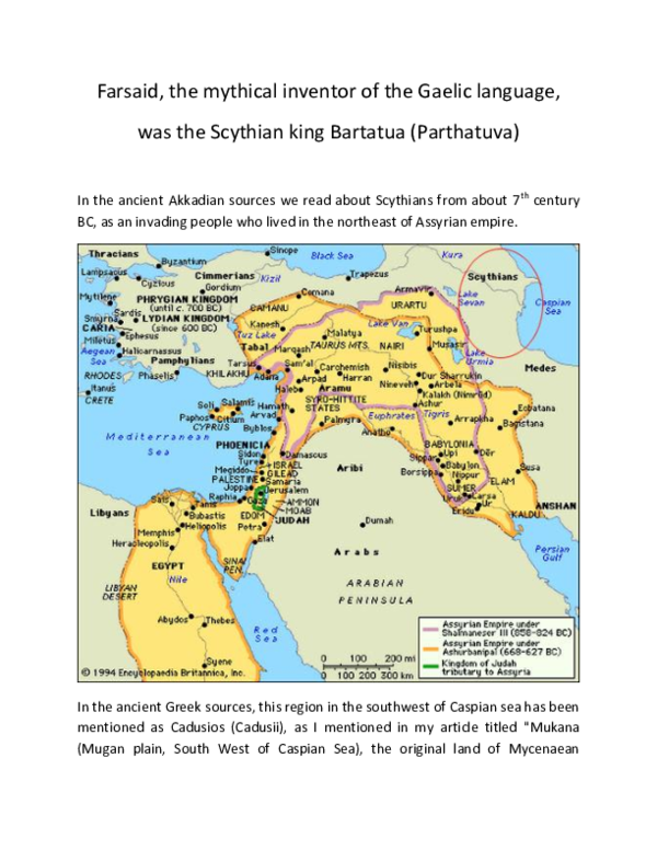(PDF) Farsaid, the mythical inventor of the Gaelic language, was the ...