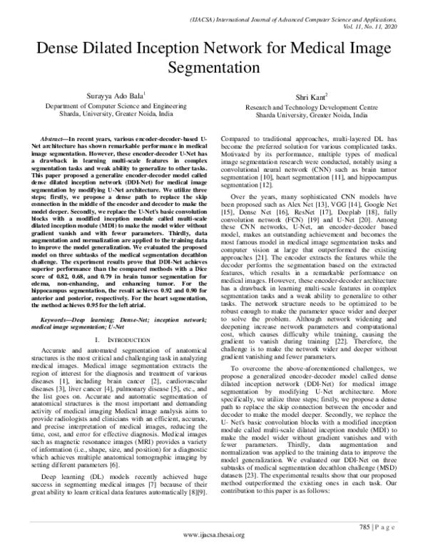 (PDF) Dense Dilated Inception Network for Medical Image Segmentation