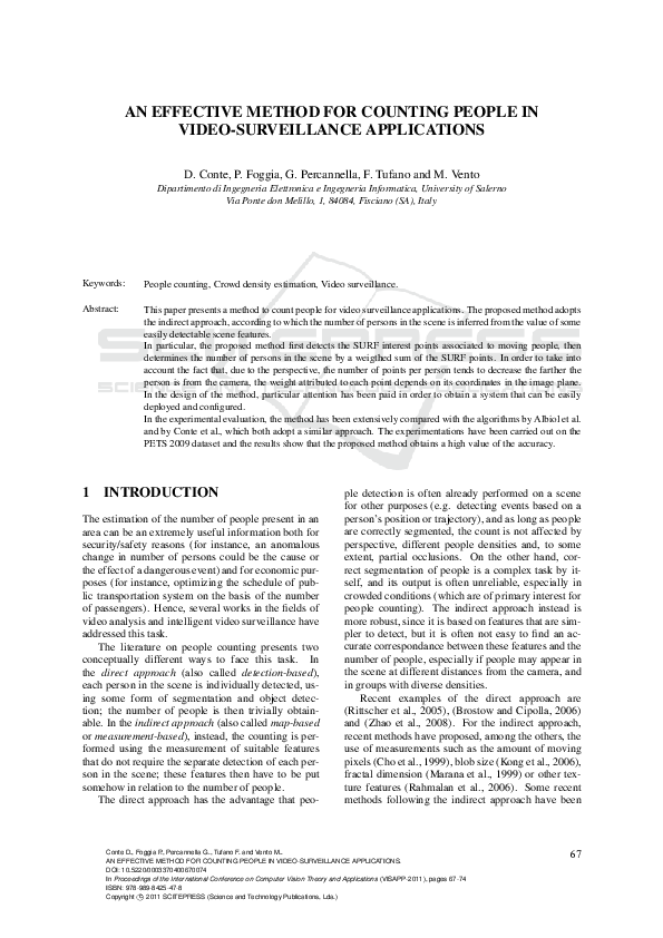 (PDF) An effective method for counting people in video-surveillance ...