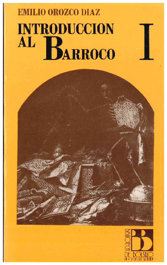 (PDF) Introducción al Barroco I, de Emilio Orozco Díaz