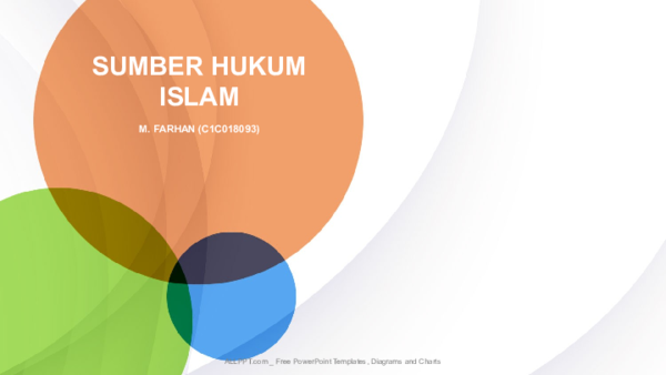 (PPT) PPT Sumber Hukum Islam