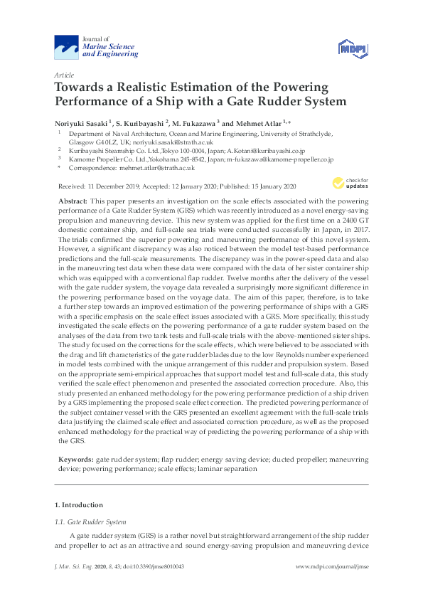 (PDF) Towards a Realistic Estimation of the Powering Performance of a ...