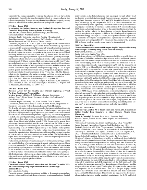 (PDF) Investigating the Surface Structure and Antibody Recognition ...