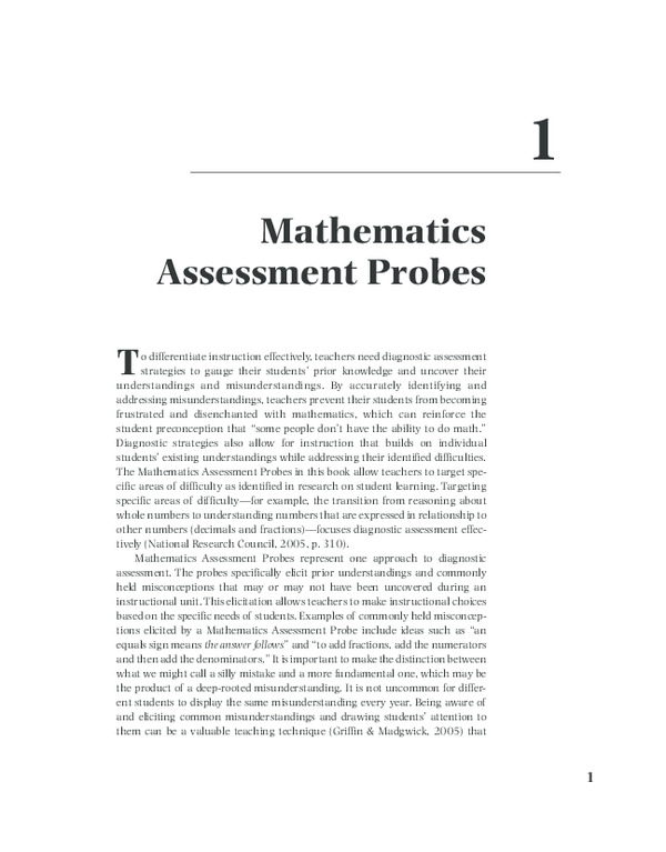 (PDF) Uncovering Student Thinking in Mathematics, Grades K-5: 25 ...