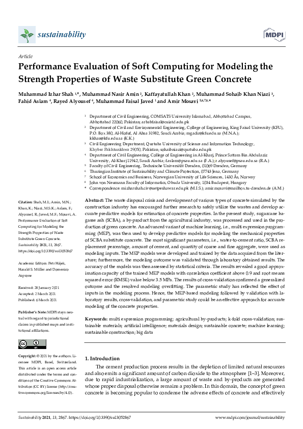 (PDF) Performance Evaluation of Soft Computing for Modeling the ...