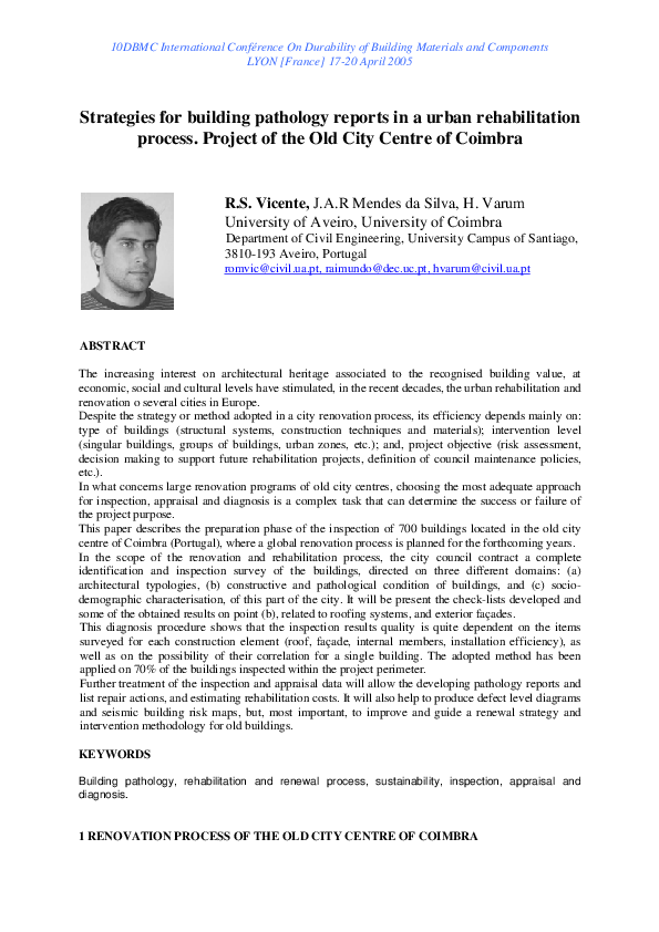 (PDF) Strategies for building pathology reports in an urban ...