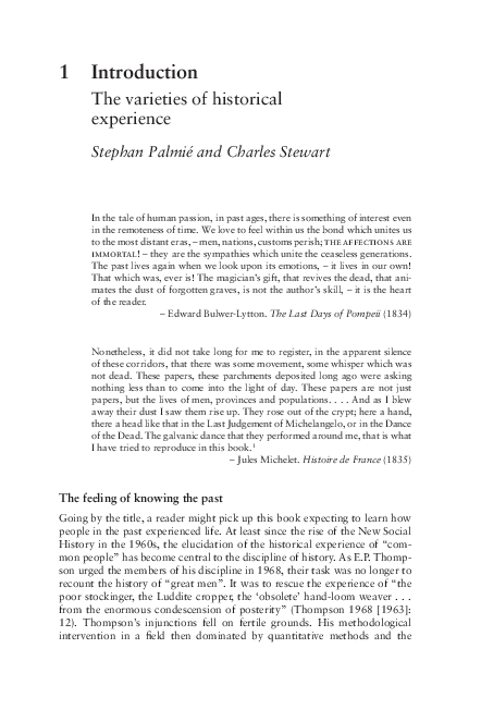 (PDF) Stephan Palmie and Charles Stewart, Introduction: The Varieties ...