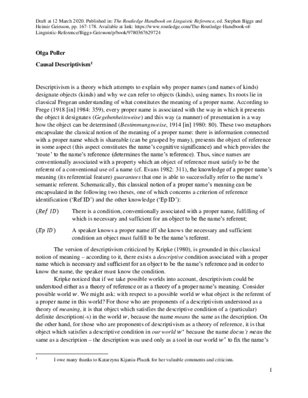 (PDF) Causal Descriptivism