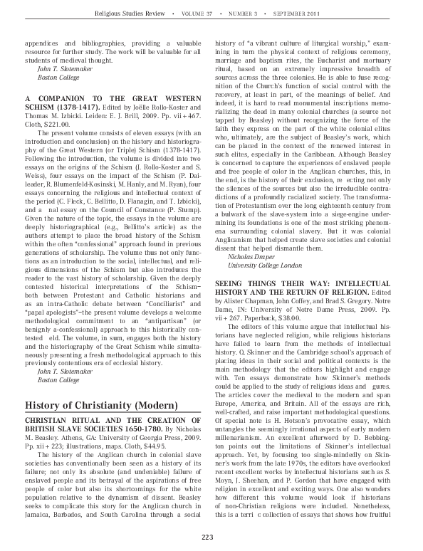 (PDF) The Division of Christendom: Christianity in the Sixteenth ...