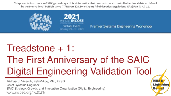 (PDF) Treadstone + 1: The First Anniversary of the SAIC Digital ...