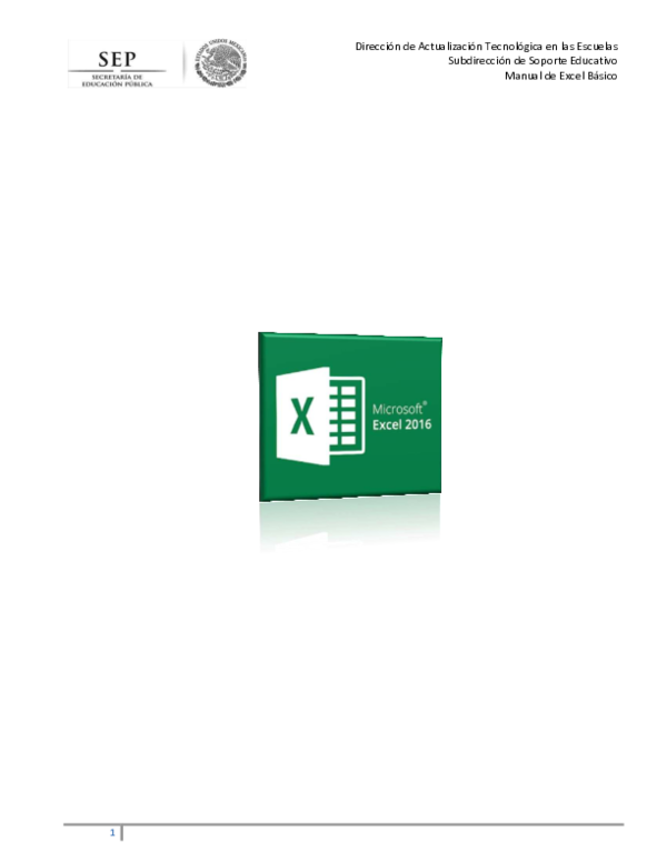 (PDF) Manual de excel-basico