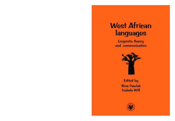 (PDF) Categorization of phasal polarity items in Bambara (Mande). In: "West African languages ...