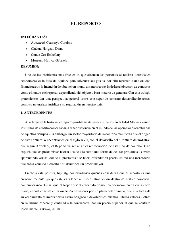 (PDF) EL REPORTO INTEGRANTES