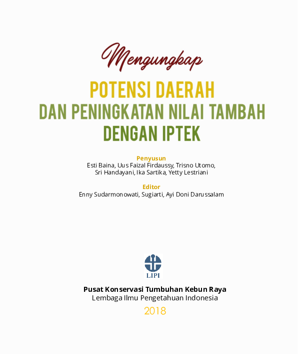 (PDF) Pusat Konservasi Tumbuhan Kebun Raya Lembaga Ilmu Pengetahuan ...