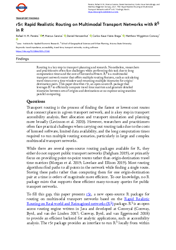 (PDF) R5r: Rapid Realistic Routing on Multimodal Transport Networks ...