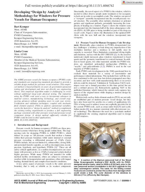 (PDF) Developing "Design by Analysis" Methodology for Windows for ...