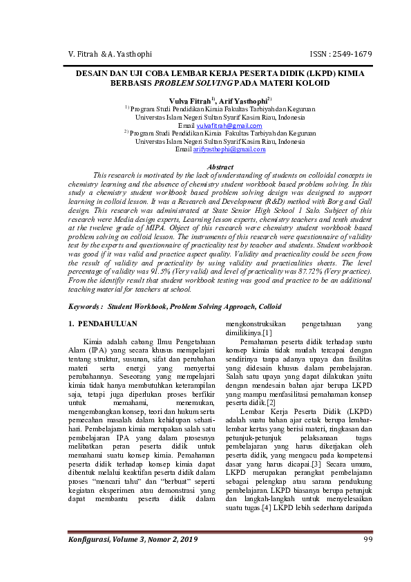 (PDF) Desain Dan Uji Coba Lembar Kerja Peserta Didik (LKPD) Kimia ...