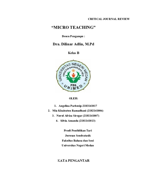 (DOC) "MICRO TEACHING"