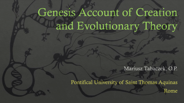 (PDF) Genesis Account of Creation and Evolutionary Theory