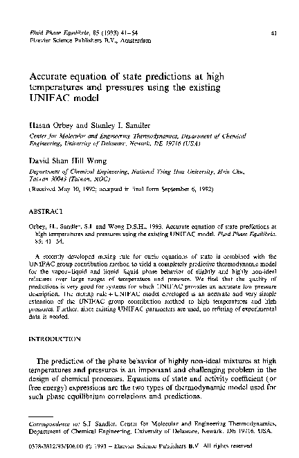 (PDF) Accurate equation of state predictions at high temperatures and ...