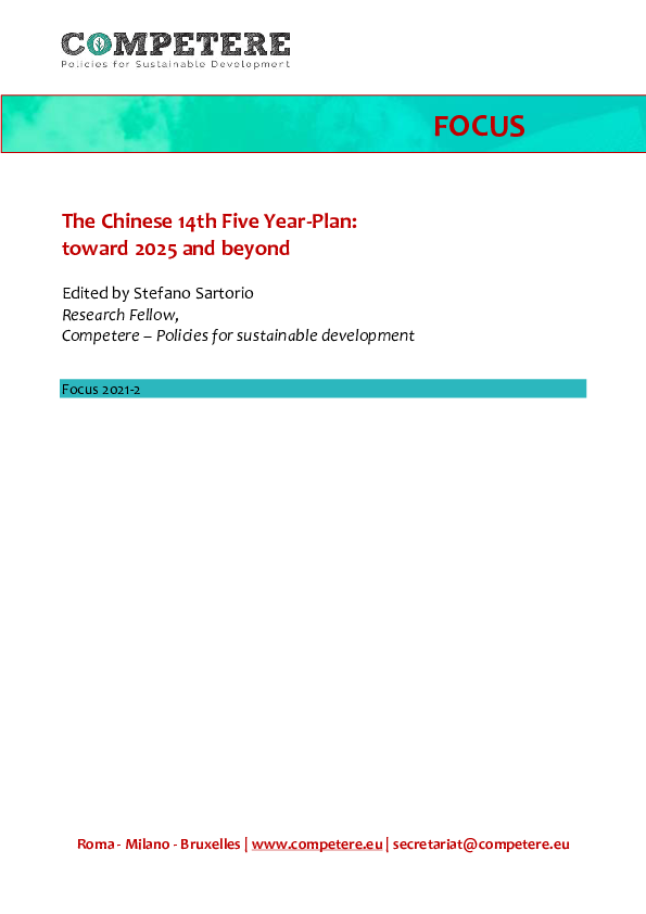 (PDF) FOCUS The Chinese 14th Five Year Plan Toward 2025 and Beyond ...