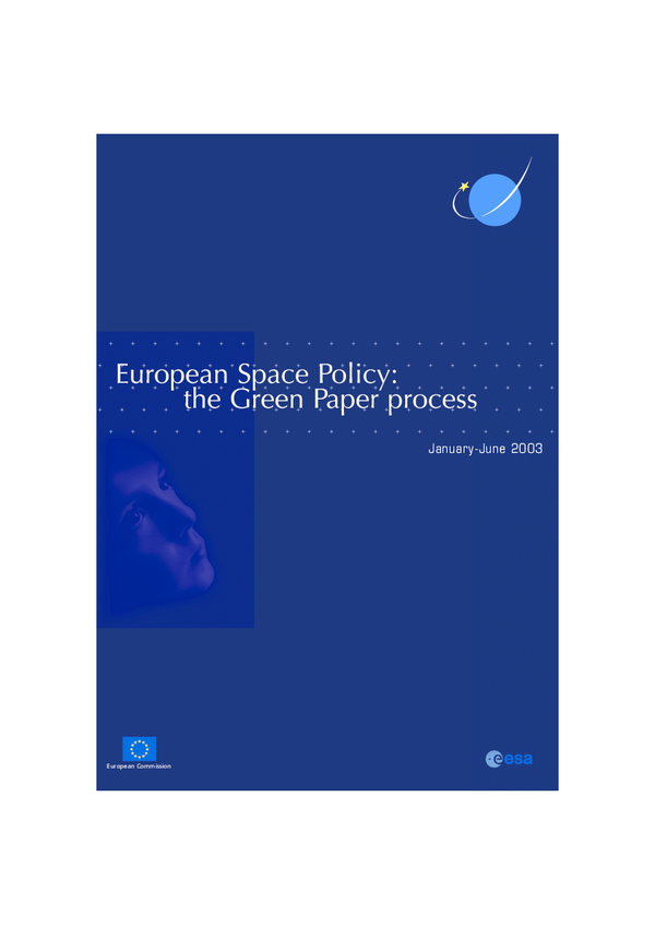 (PDF) The European Defence Agency and EU military space policy: Whose ...
