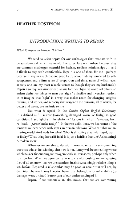 (PDF) Writing to Repair