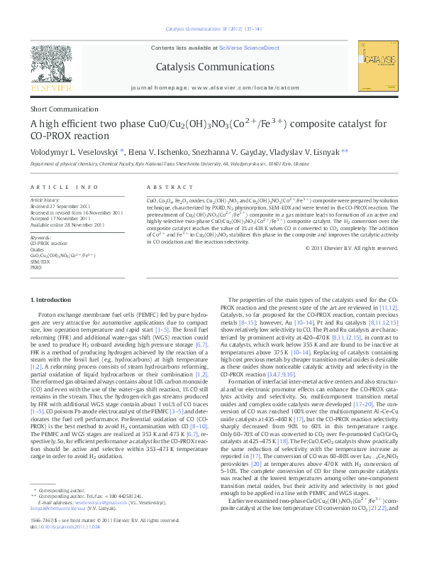 (PDF) A high efficient two phase CuO/Cu 2 (OH) 3 NO 3 (Co 2 + /Fe 3 ...