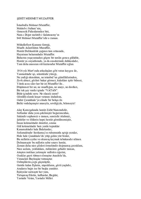 (DOC) MEHMET MUZAFFER ÇANAKKALE SVŞ
