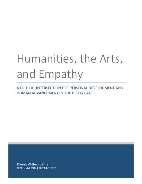 (PDF) HUMANITIES, THE ARTS, AND EMPATHY: A Critical Intersection for ...