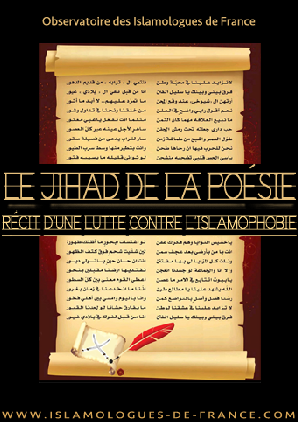 (PDF) LE JIHAD DE LA POESIE - RECIT D'UNE LUTTE CONTRE L'ISLAMOPHOBIE