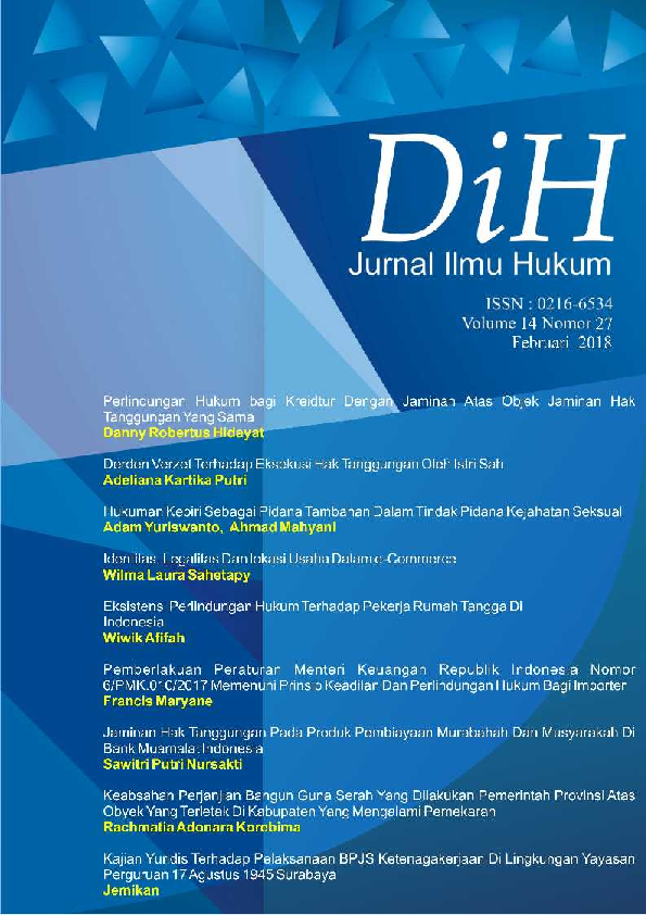 (PDF) HUKUMAN KEBIRI SEBAGAI PIDANA TAMBAHAN DALAM TINDAK PIDANA ... (PDF) HUKUMAN KEBIRI SEBAGAI PIDANA TAMBAHAN DALAM TINDAK PIDANA ...
