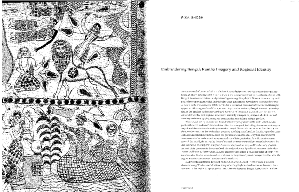 (PDF) Kantha: the embroidered quilts of Bengal from the Jill and ...