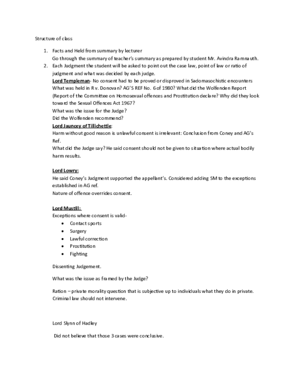 (DOC) Structure of class