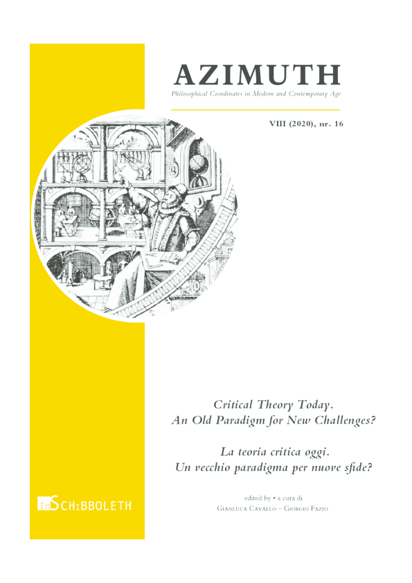 (PDF) Critical Theory Today: An Old Paradigm for New Challenges ...