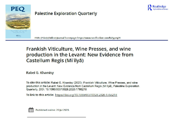 (PDF) Frankish Viticulture, Wine-Presses and wine production in the ...