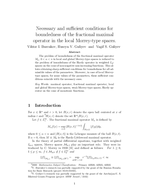 Pdf Boundedness Of The Anisotropic Fractional Maximal Operator In Anisotropic Local Morrey