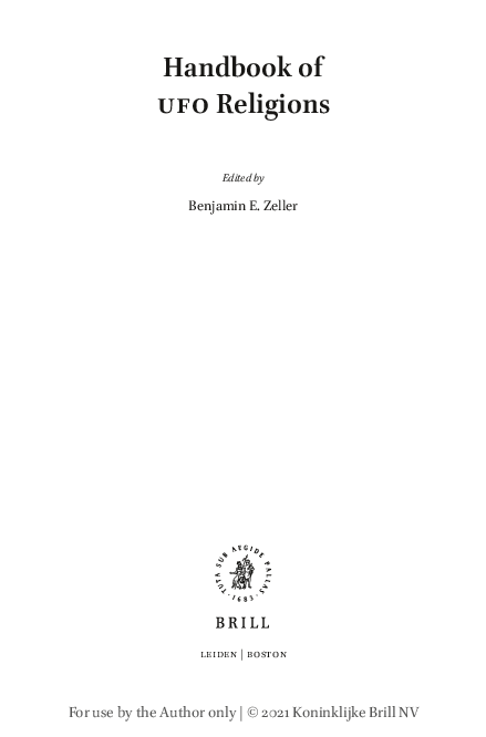(PDF) Scientology, in Handbook of UFO Religions