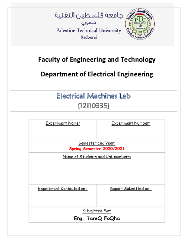 Pdf Matlab Simulink Three Phase Induction Motor Squirrel Cage Induction Motor Experiment