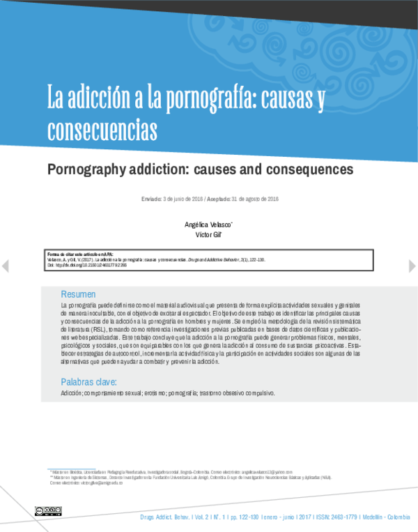 Free Pdf Download La Adicción A La Pornografía Causas Y Consecuencias Pornography Addiction